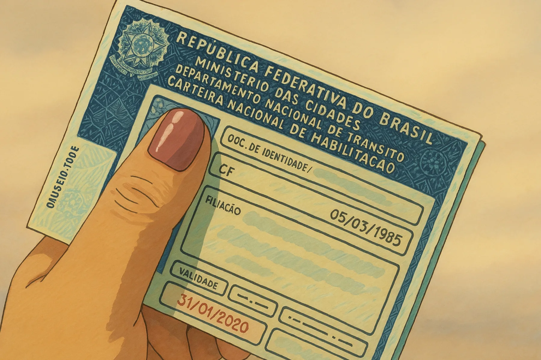 Veja onde fica o código de segurança na nova CNH emitida após 2022 ...