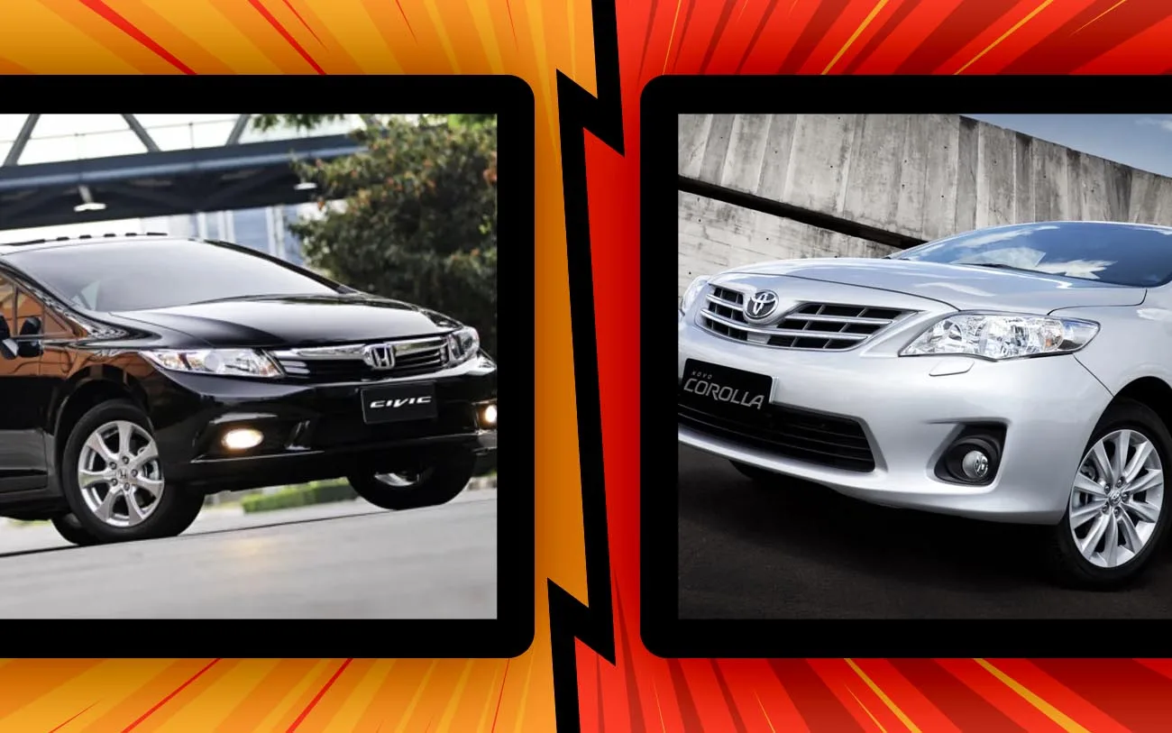 Honda Civic 2012 vs Corolla 2012: Qual o melhor usado? Veja comparativo ...